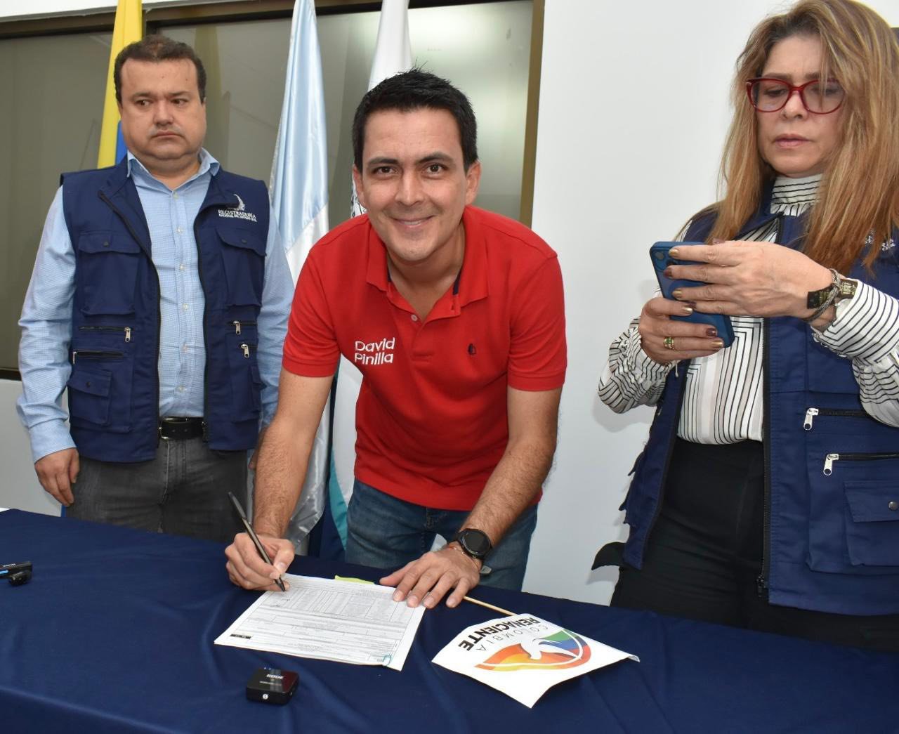 David Pinilla inscribió su nombre a la Cámara de Representantes ...